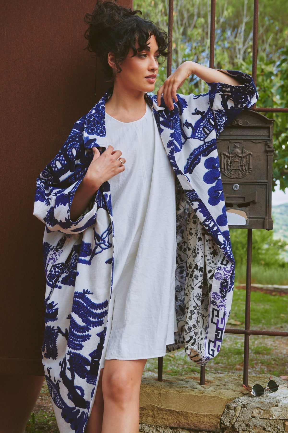 Giant Willow Blue Artisan Coat – One Hundred Stars USA